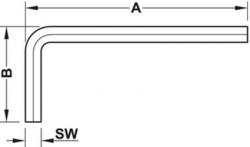 Departments - HEX KEY STRAIGHT 3MM
